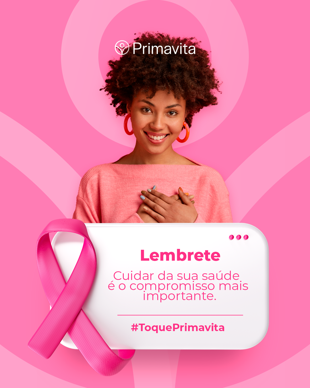Outubro Rosa: Toque Primavita - Farmácia Prima Vita